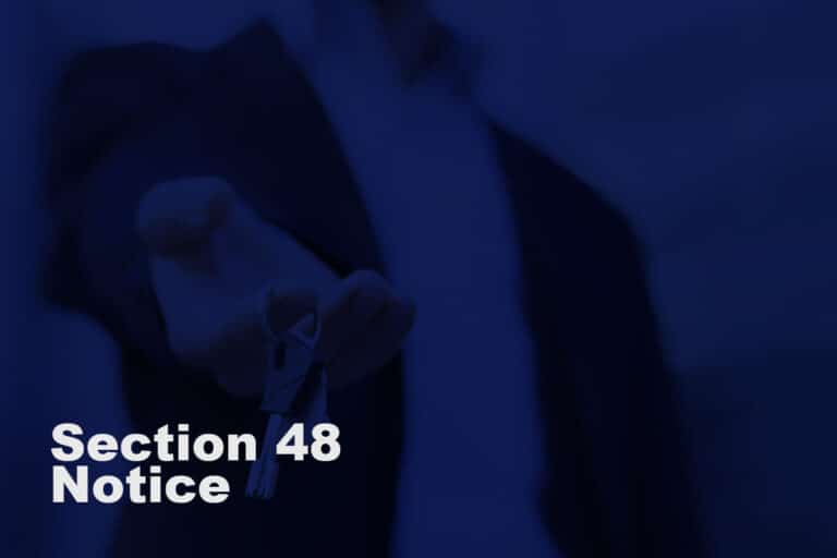A Comprehensive Guide to the Section 48 Notice